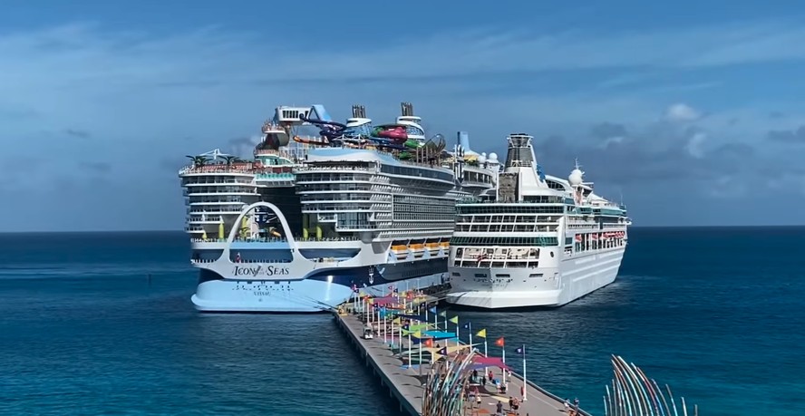 Youtuber mostra detalhes inéditos de dentro do maior navio de cruzeiro
