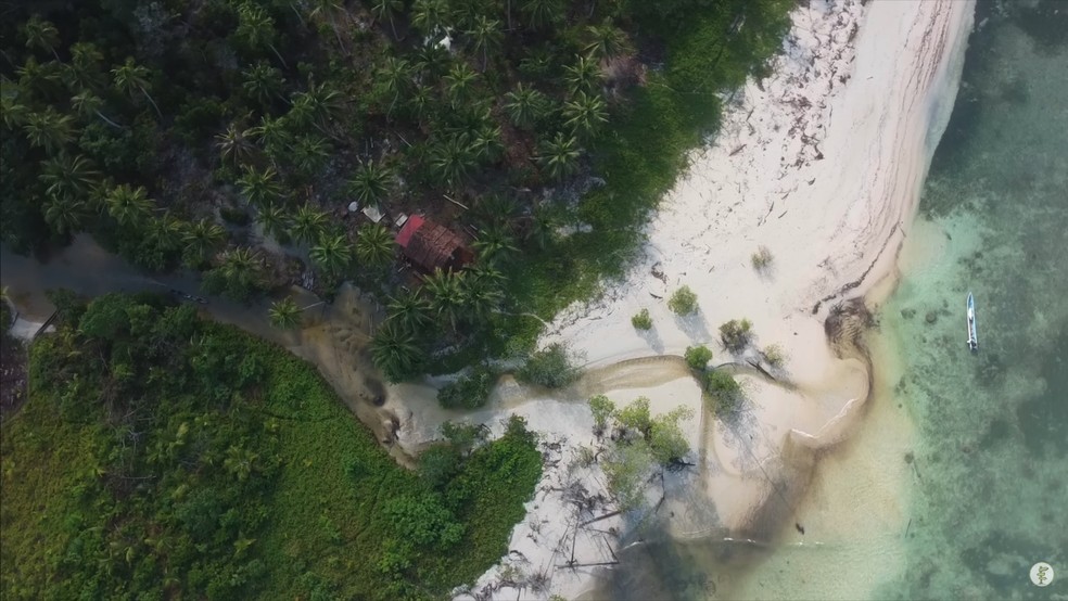 Casal que vive há anos em ilha tropical isolada mostra como sobrevive desconectado
