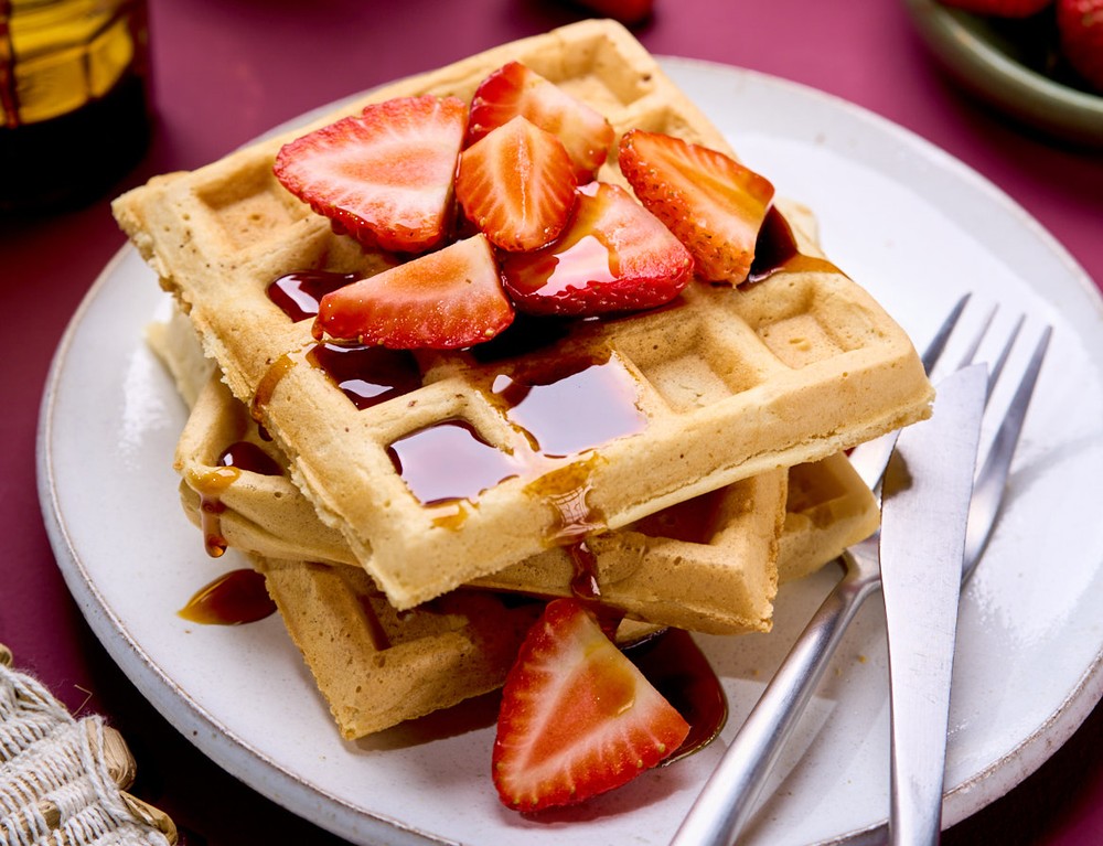 7 receitas de waffles para variar no café da manhã