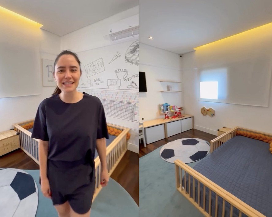 Fernanda Vasconcellos reforma quarto do filho de dois anos e mostra ...