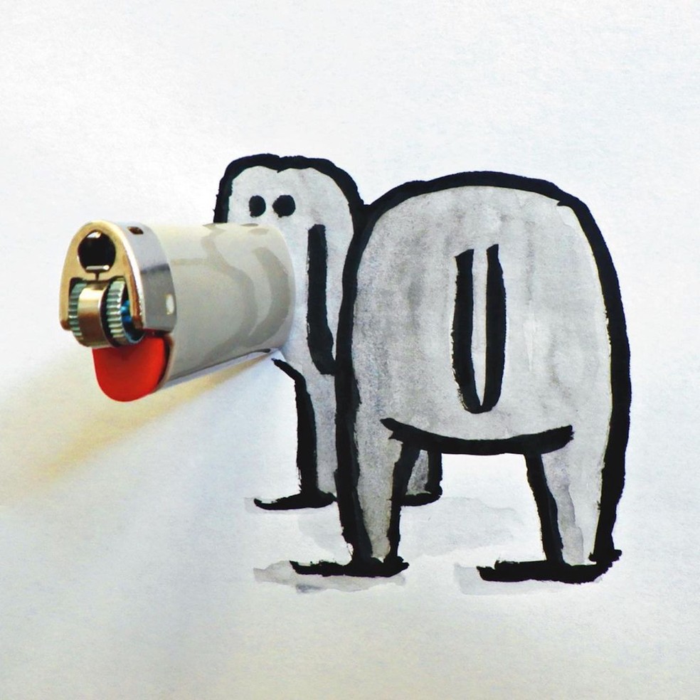 Francês cria obras de arte divertidas usando objetos simples do ...