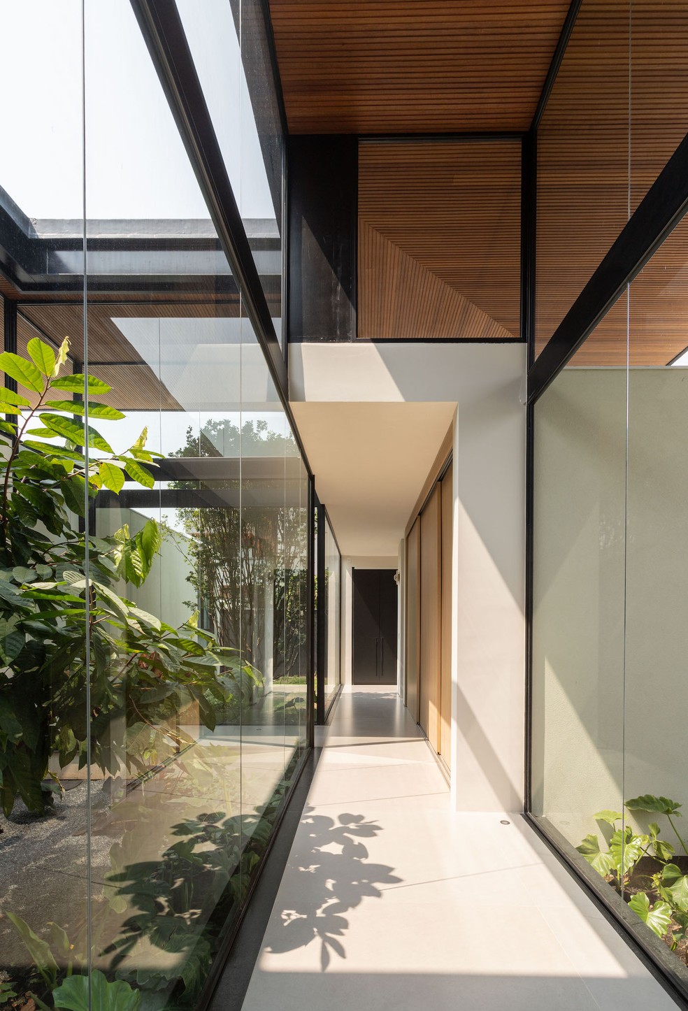 Casa no interior prioriza design leve para valorizar o verde ao redor