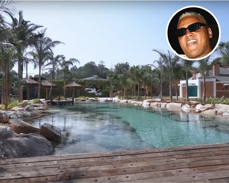 Mansão de MC Ryan tem lago de R$ 5 milhões, piscina, parquinho, horta ...