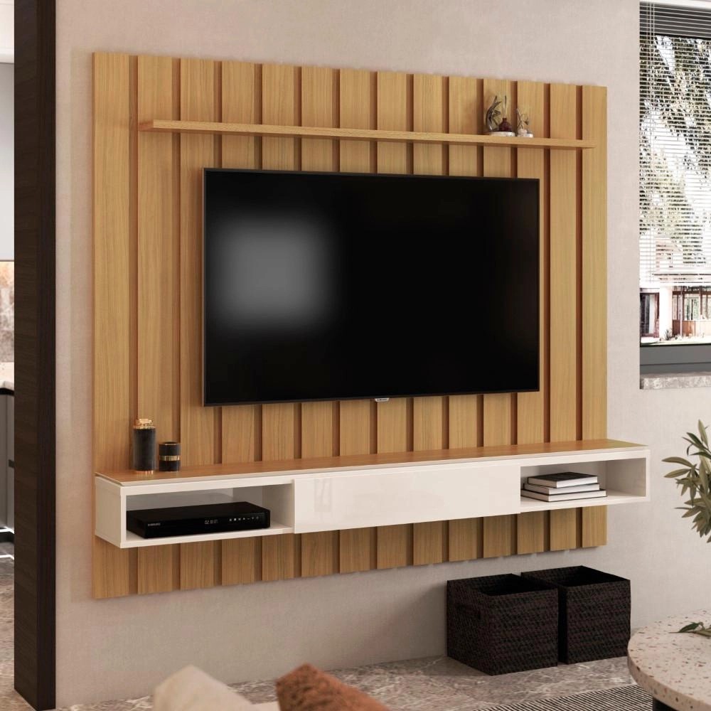 Painel para TV ripado: 9 modelos prontos para instalar em casa