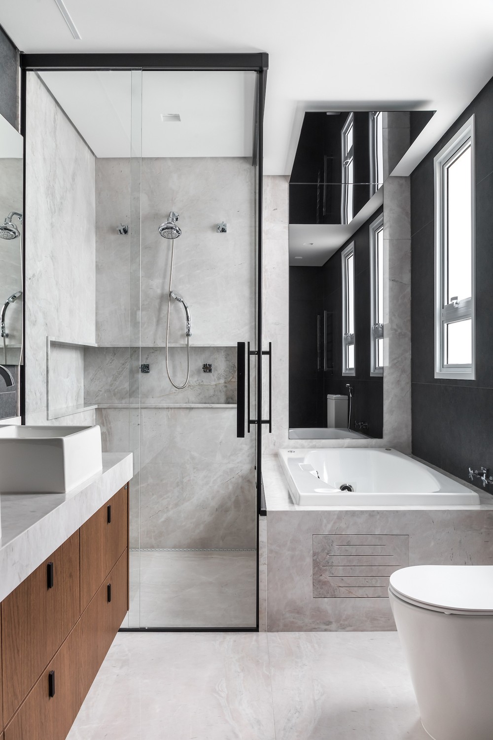 Nicho no boxe do banheiro: dicas, preço e materiais + 35 fotos se inspirar