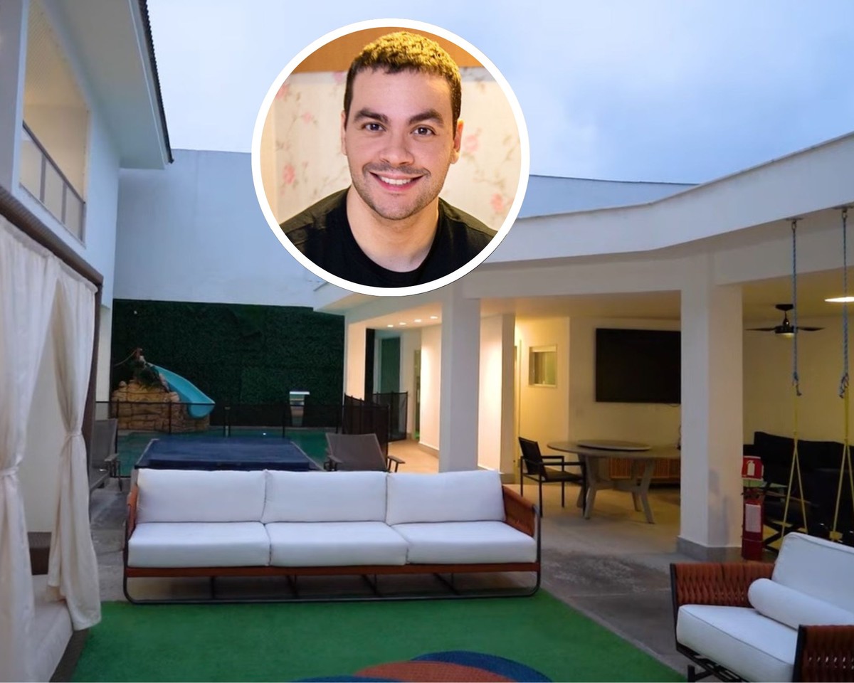 Luccas Neto faz tour completo por sua mansão de R$ 30 milhões com 4 andares e 1500 m² ...