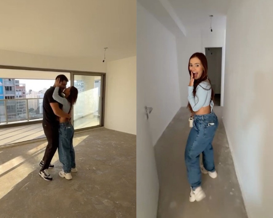 Mirela Janis e Yugnir fazem tour completo por novo apartamento em SP ...