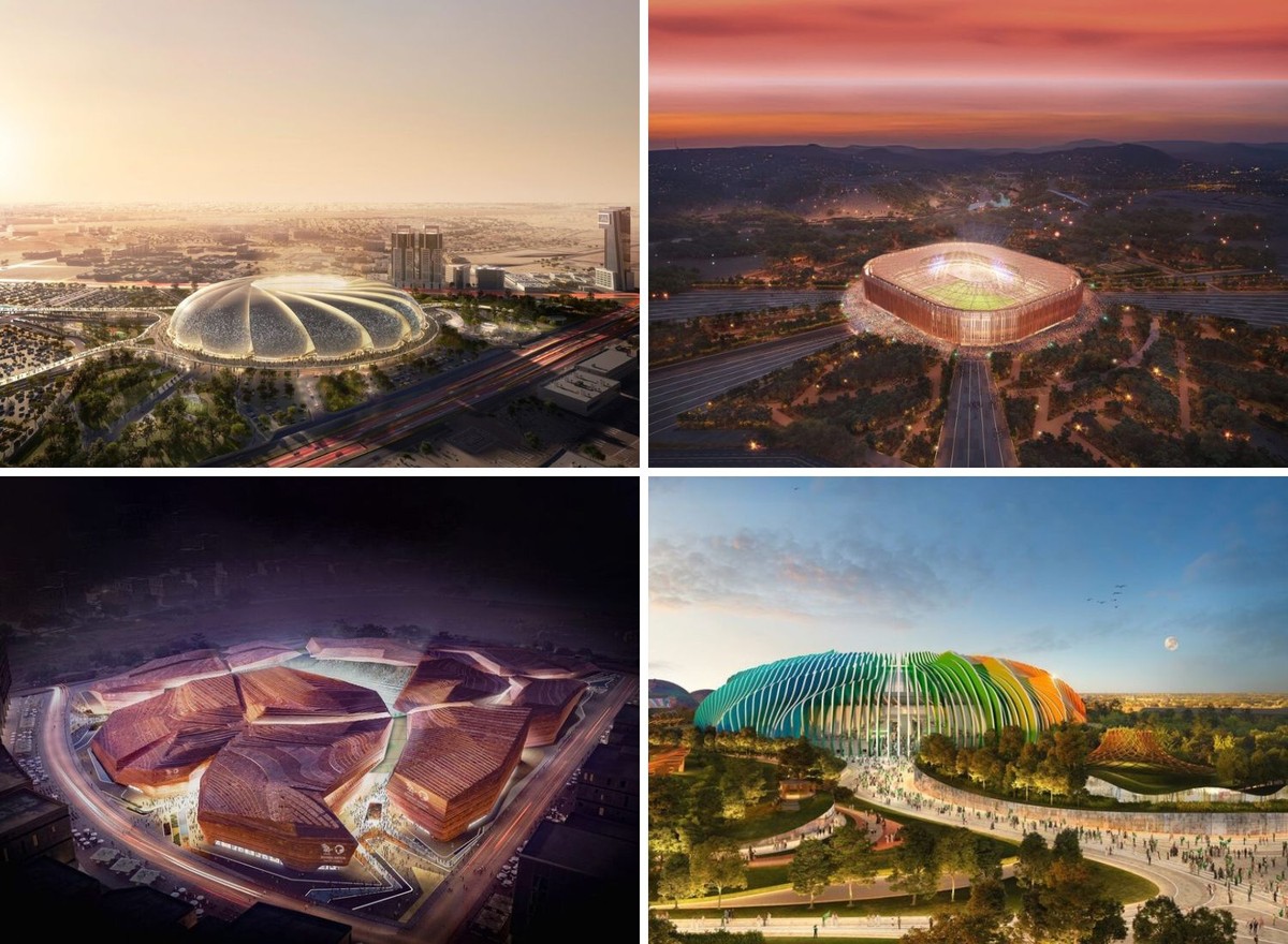 Arábia Saudita revela imagens dos estádios que receberão a Copa do ...