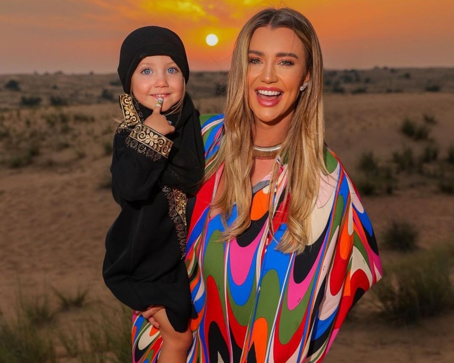 Ana Paula Siebert abre álbum de fotos no deserto com a família e mostra paisagem impressionante ...