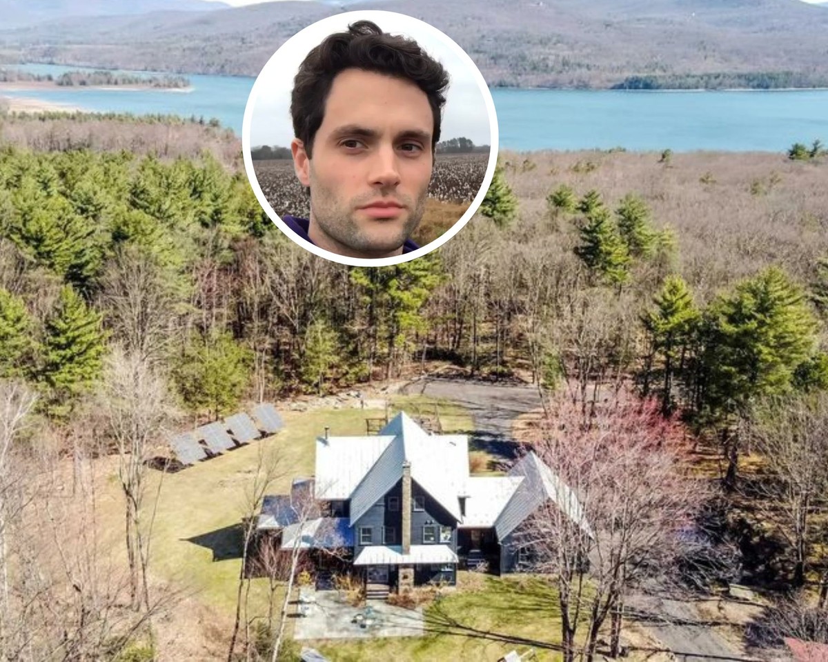 Penn Badgley coloca à venda casa rústica nas montanhas de Nova York por ...