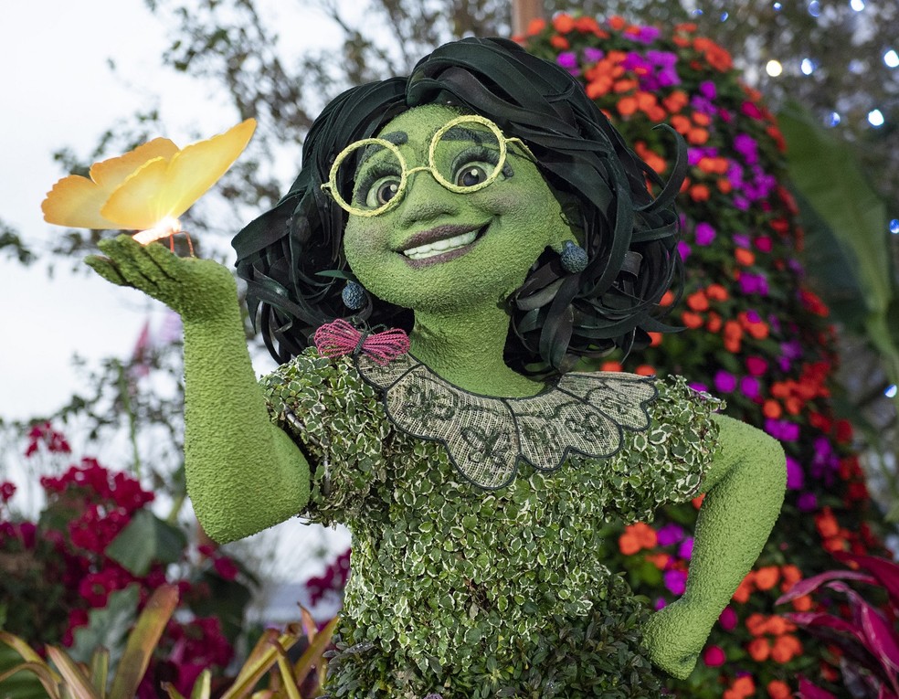 Esculturas florais de parque da Disney são impressionantes; veja fotos!