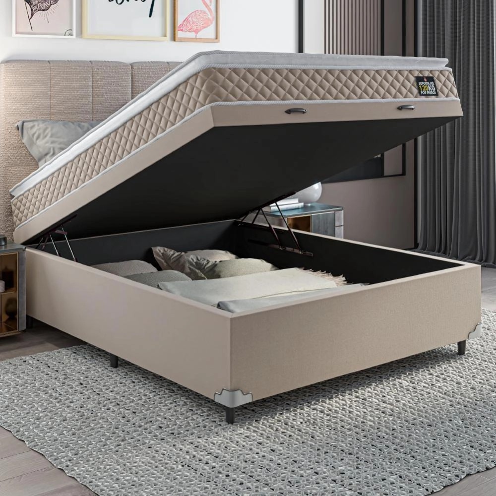 Cama box casal: 5 opções com pillow top para se sentir em um hotel ...