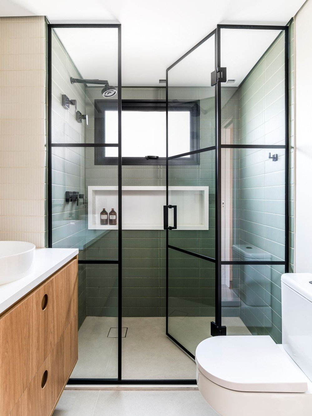 Nicho no boxe do banheiro: dicas, preço e materiais + 35 fotos se ...