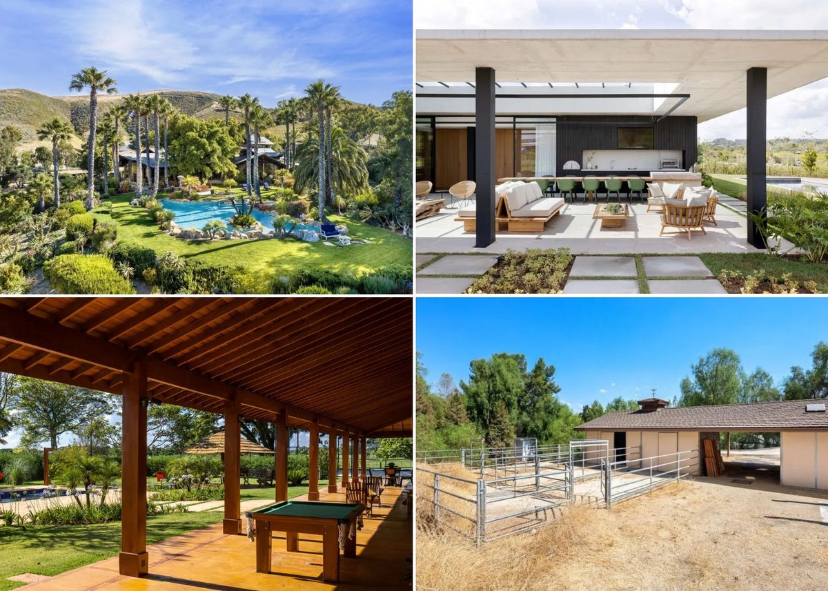 Casas de rancho: o que é e 7 projetos que são puro luxo e lazer