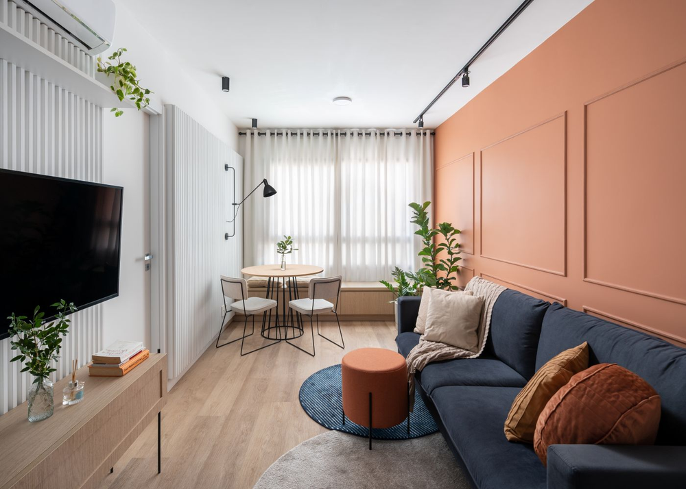 Decoração de sala terracota: 28 inspirações com tons de marrom