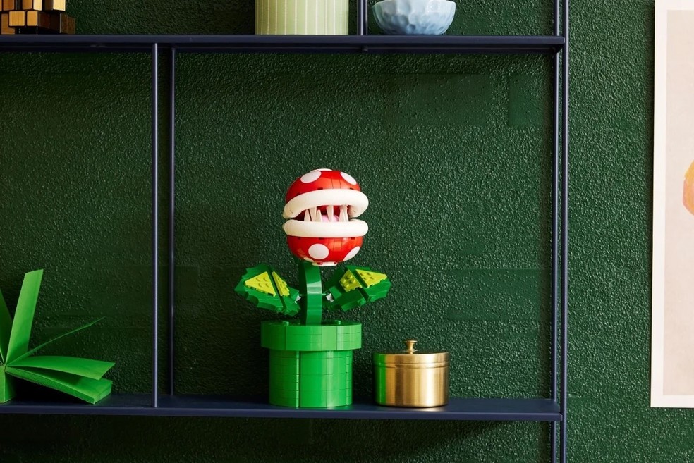 Planta De Piranha Super Mario Faca Voce Mesmo Lego Planta Piranha