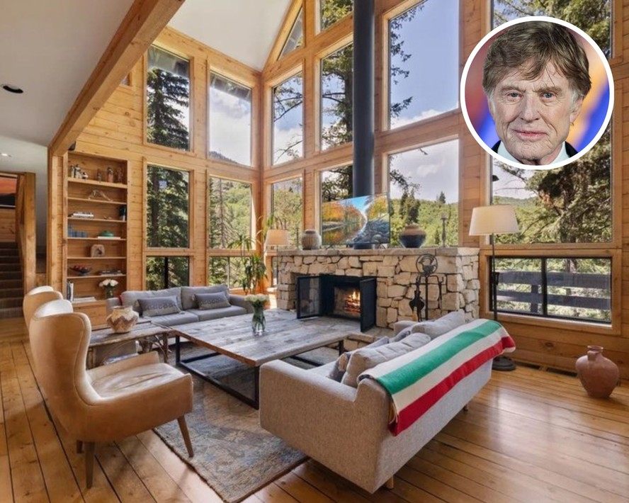 Robert Redford e sua esposa colocam à venda casa nas montanhas por mais ...