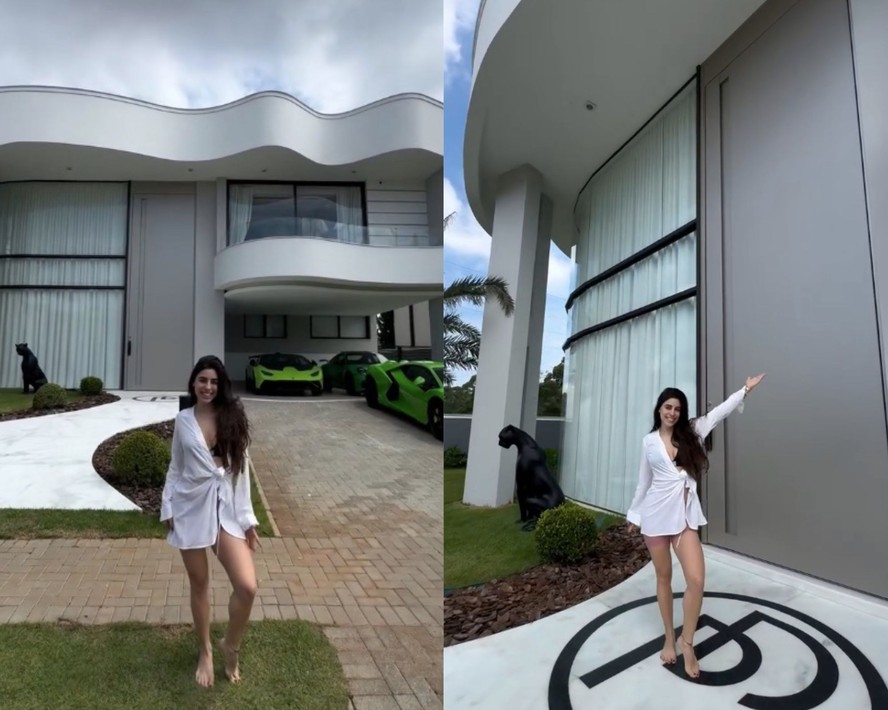 Influencer Pamela Drudi mostra mansão pronta após 4 anos em construção