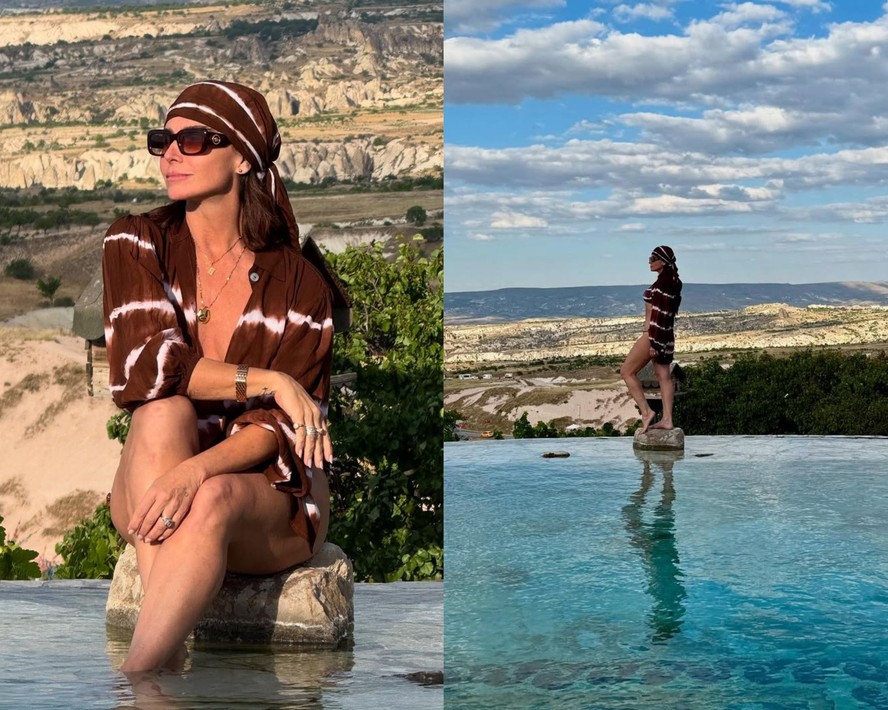 Giovanna Antonelli abre álbum de fotos na Capadócia e mostra hotel com arquitetura rústica ...