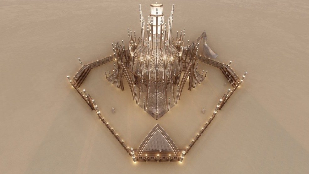 Burning Man revela imagens do templo da edição de 2024, que será ...