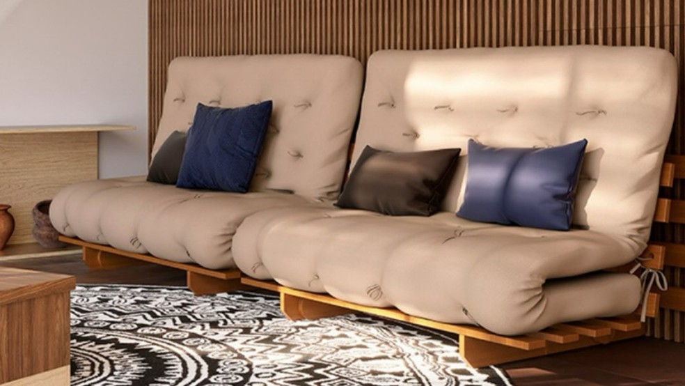 Sofá-cama dobrável é versátil e cabe em qualquer cantinho: 8 modelos