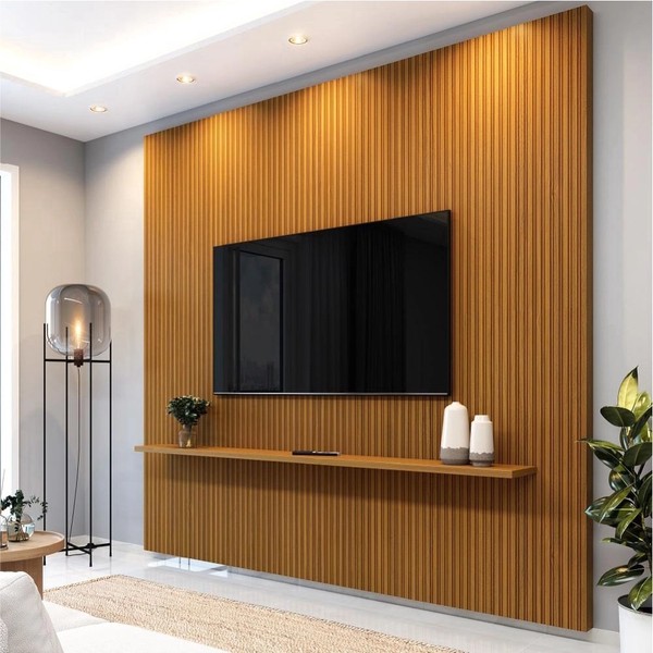 Painel para TV ripado: 9 modelos prontos para instalar em casa ...