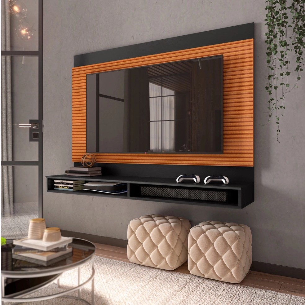 Painel para TV ripado: 9 modelos prontos para instalar em casa ...