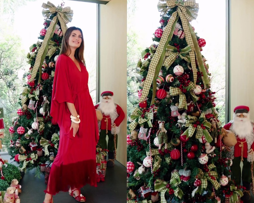 Isabella Fiorentino mostra decoração criativa da sua casa para o Natal ...