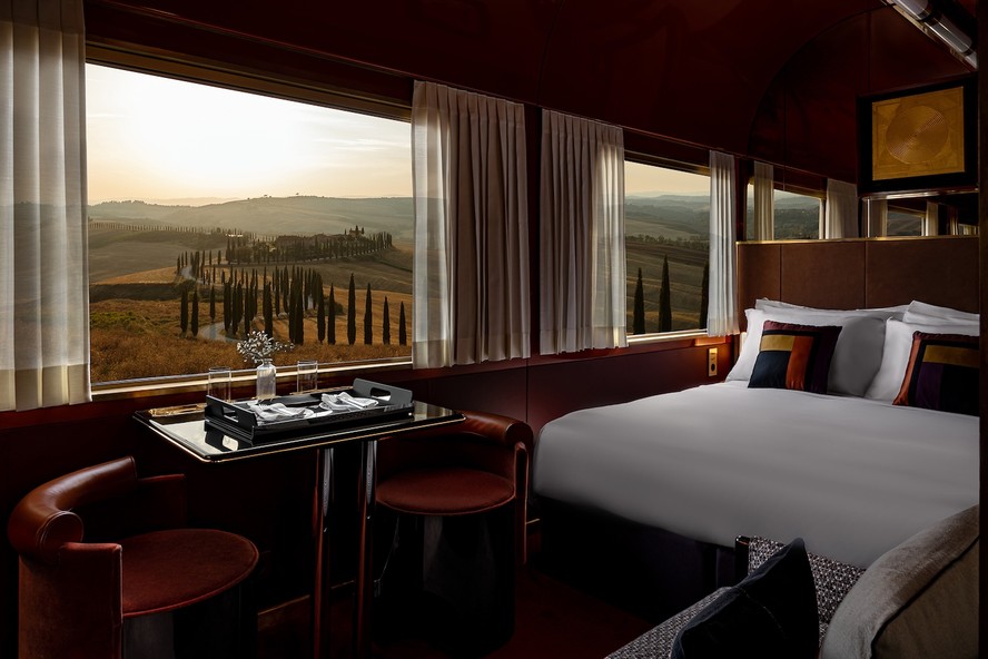 Icônico e luxuoso Expresso do Oriente faz sua viagem inaugural na Itália