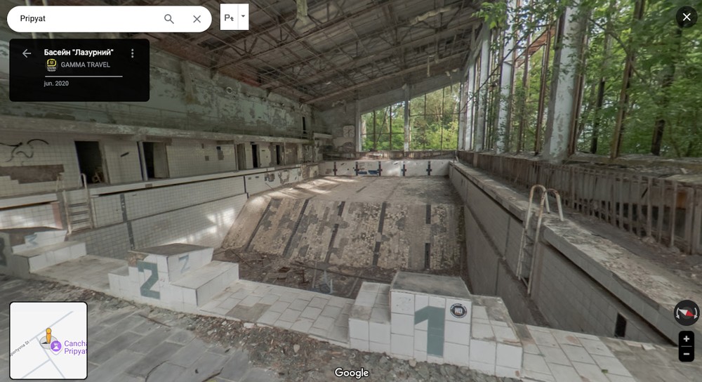 Street View permite explorar a região de Chernobyl, onde aconteceu o ...
