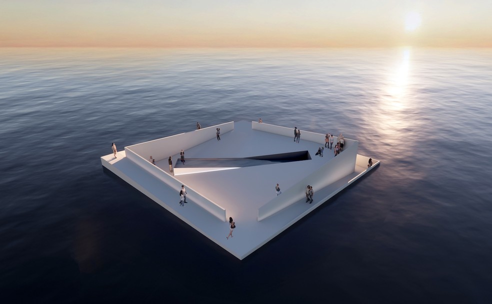 Praça flutuante será transportada da Bienal de Arquitetura de Veneza ...