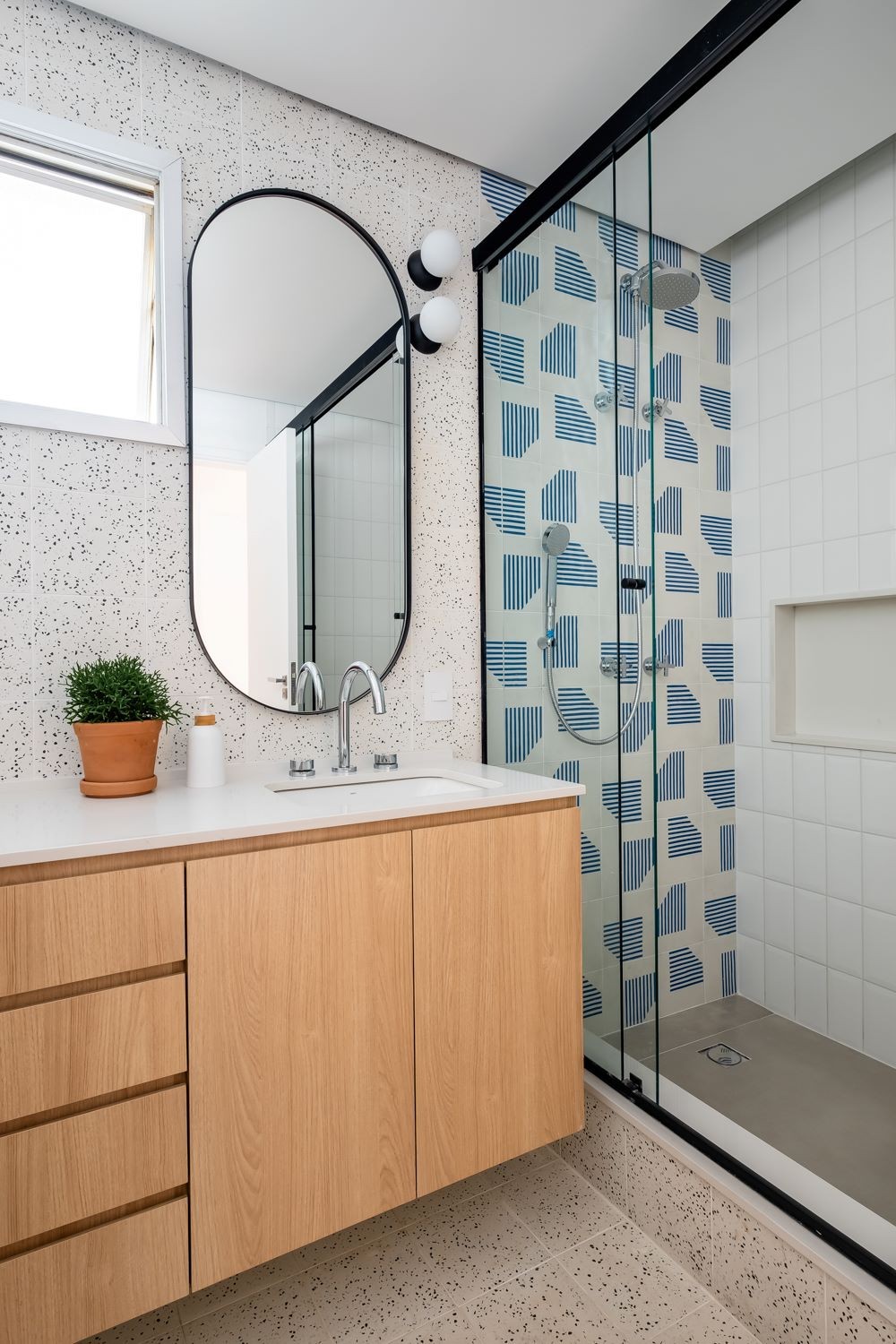 Nicho no boxe do banheiro: dicas, preço e materiais + 35 fotos se inspirar