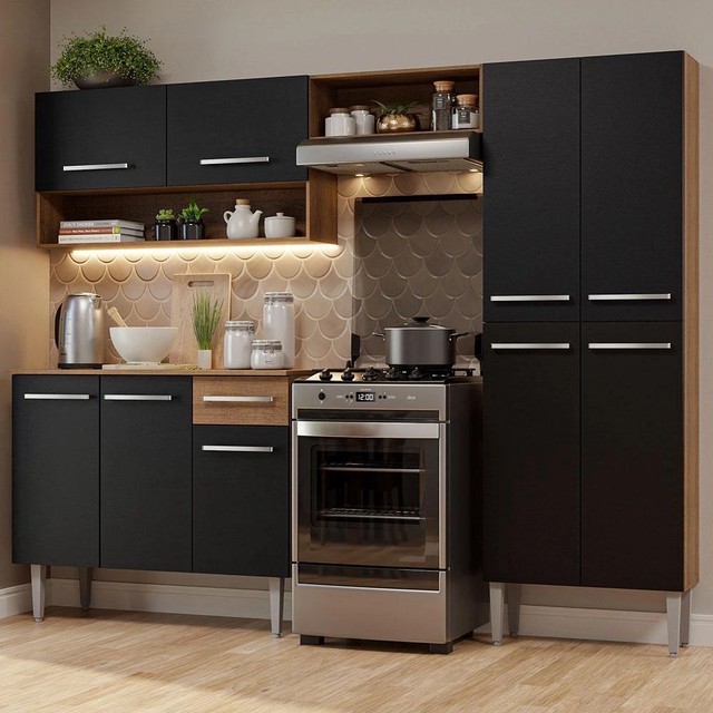 Armários prontos: confira 8 propostas para decorar a cozinha