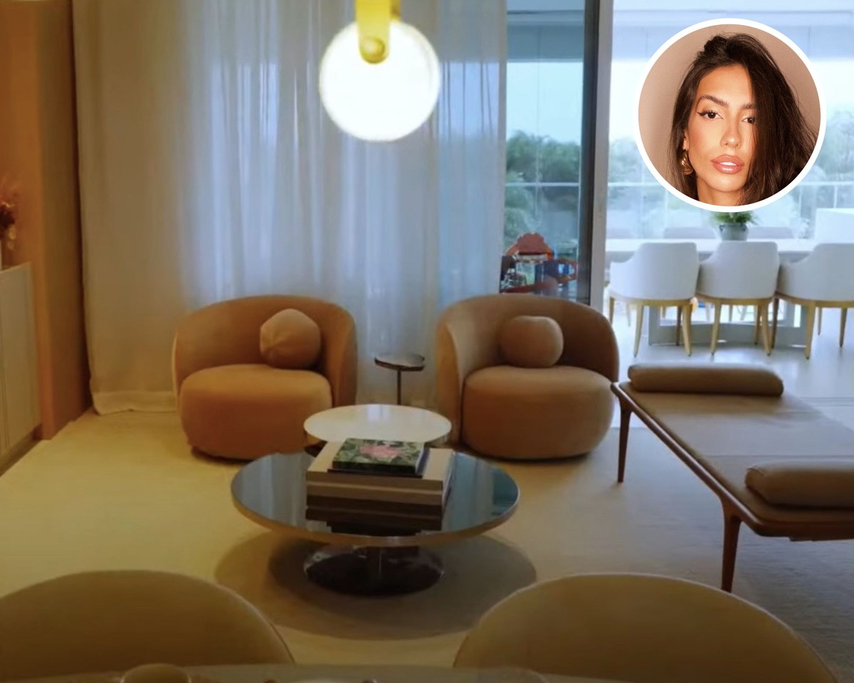 Gabi Brandt abre as portas de apartamento no RJ onde mora com os três ...