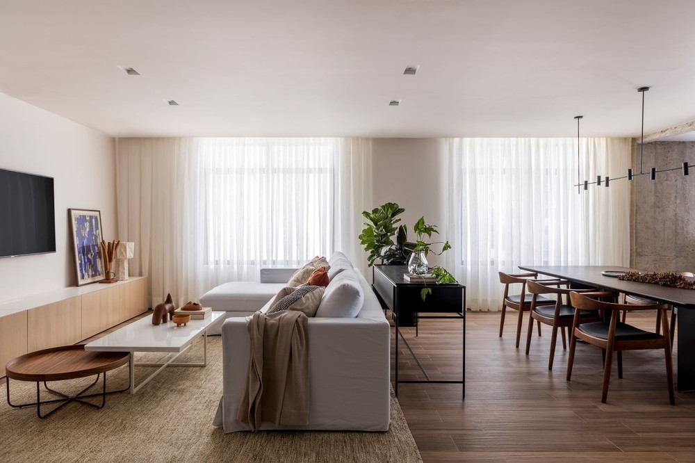 Sala de estar com aparador: 34 ideias para inspirar a decoração