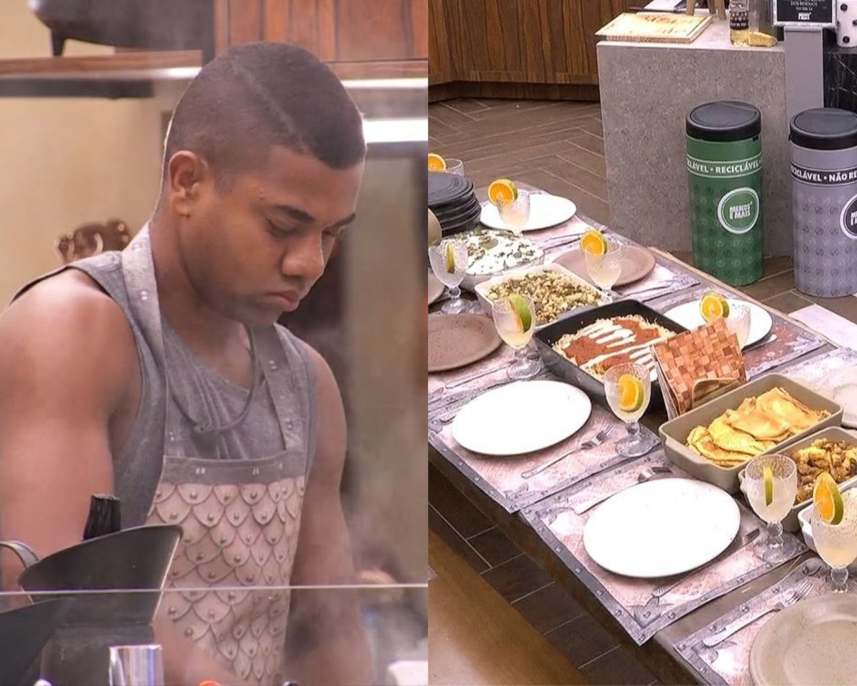 BBB24: Mesa da Xepa decorada por Davi viraliza e brother recebe muitos ...
