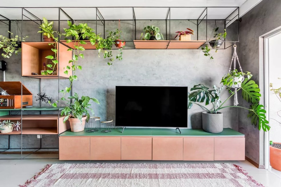 Parede de TV da sala: 50 projetos com diversas ideias de decoração ...