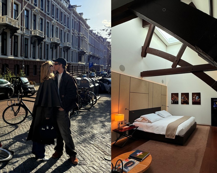 Isa Scherer e Rodrigo Calazans mostram suíte de hotel em Amsterdã com ...