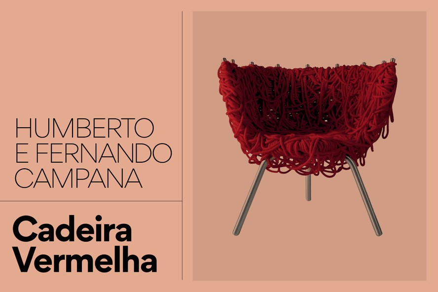 A história da Cadeira Vermelha, criada pelos irmãos Campana
