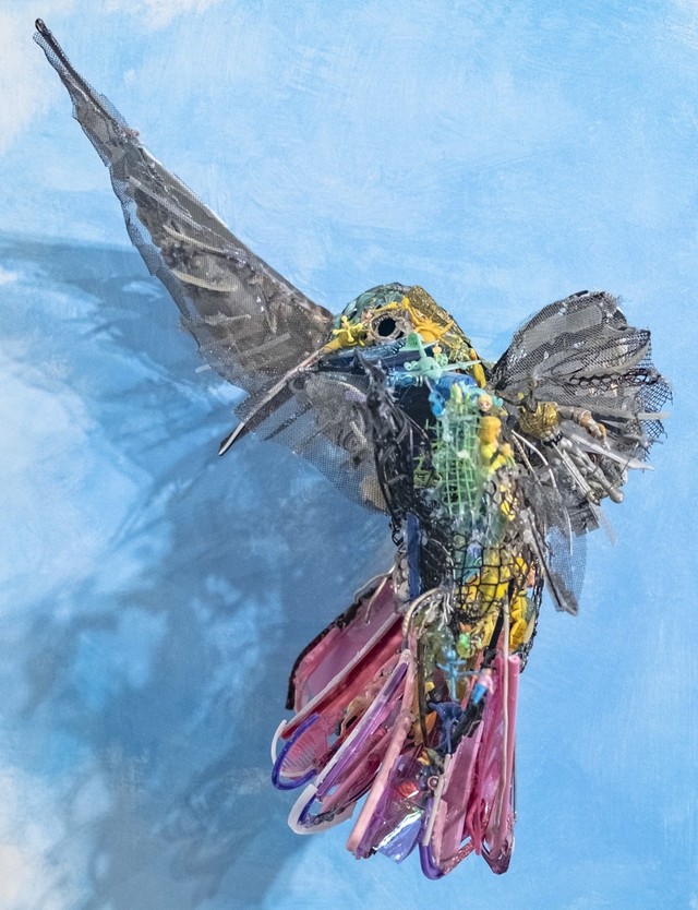 Americano transforma lixo em incríveis obras de arte tridimensionais