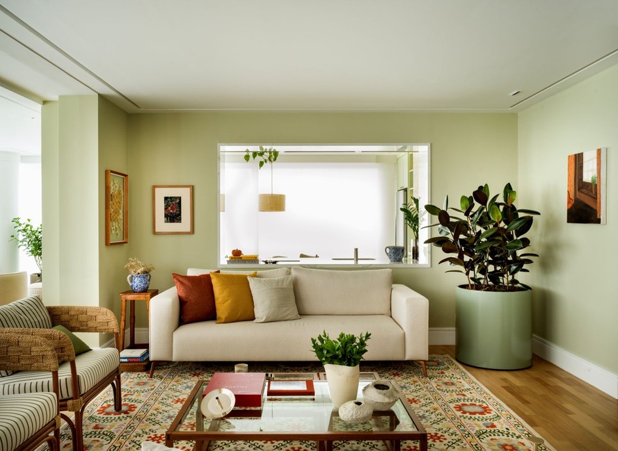 Decoração de sala verde: 16 projetos inspiradores com a cor que é tendência