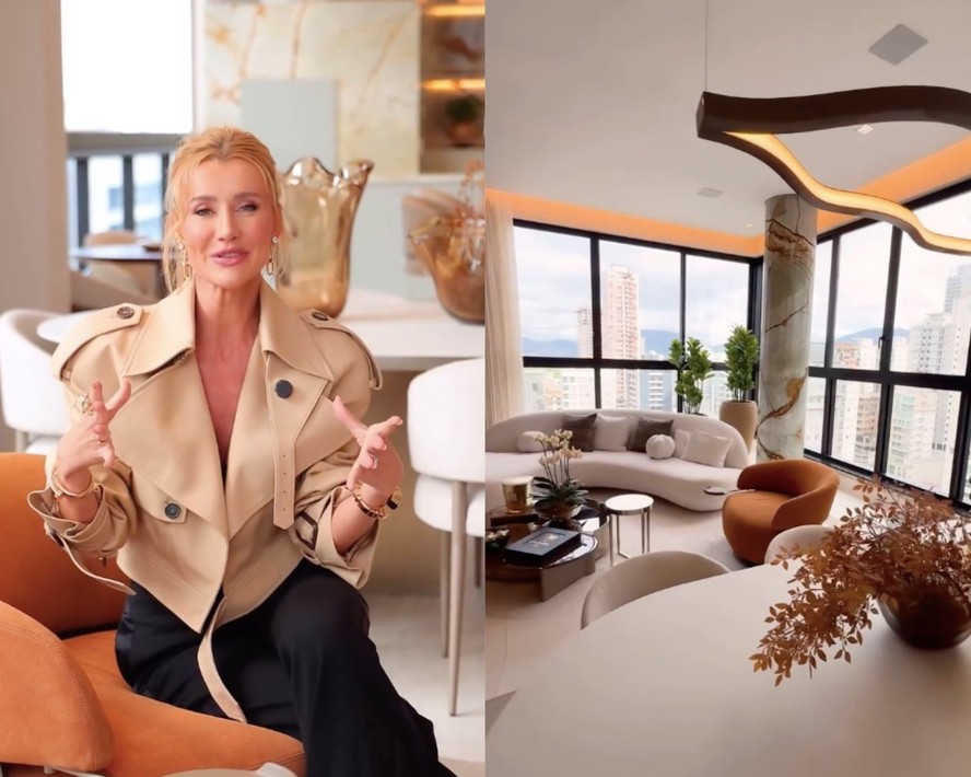 Ana Paula Siebert mostra detalhes da decoração de novo apartamento em ...