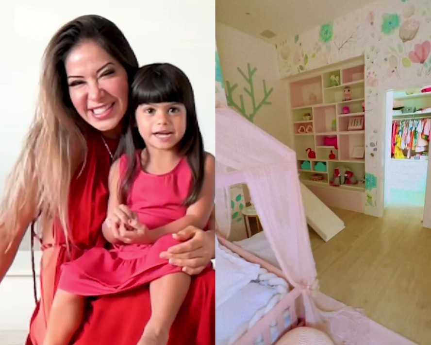 Maíra Cardi mostra detalhes do quarto e closet da filha Sophia | Celebridades | Casa e Jardim