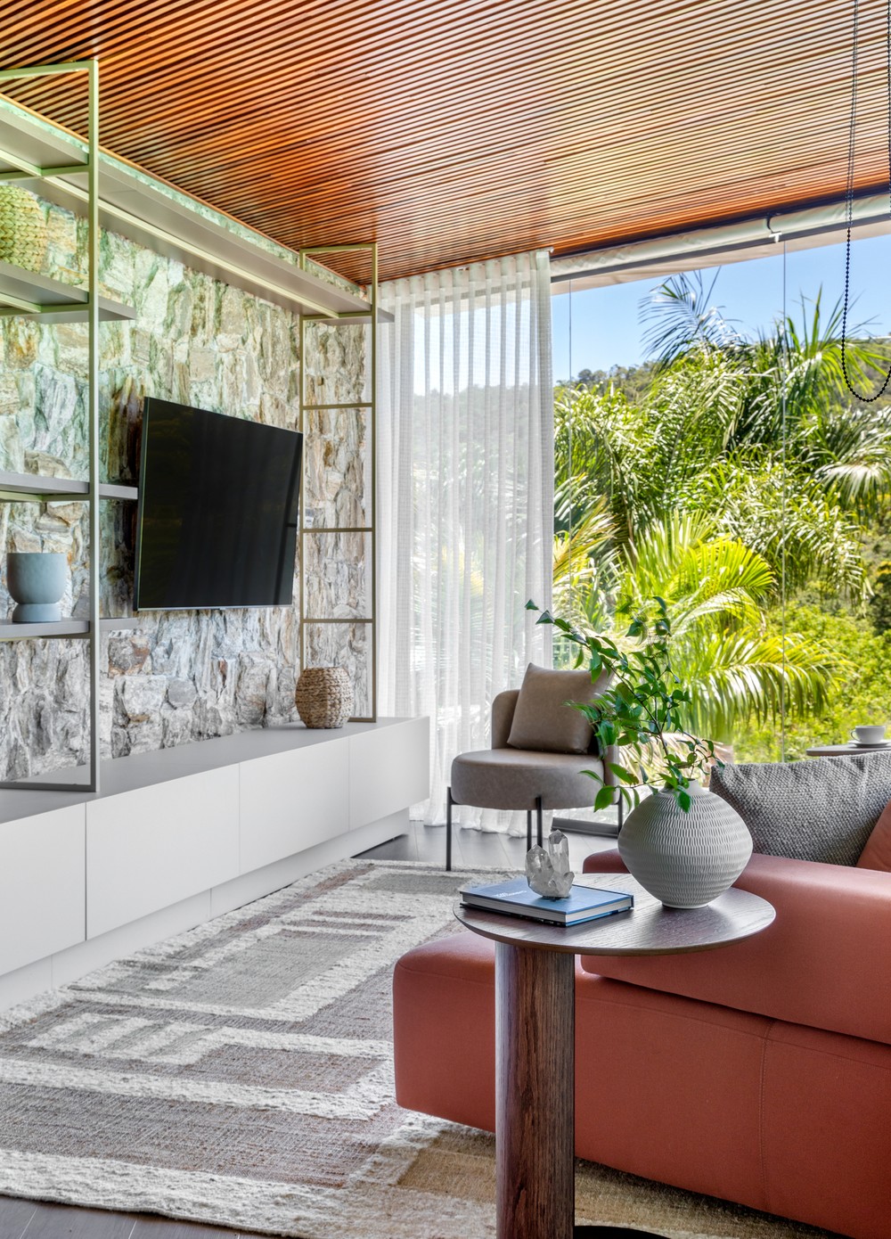 Parede de TV da sala: 50 projetos com diversas ideias de decoração ...