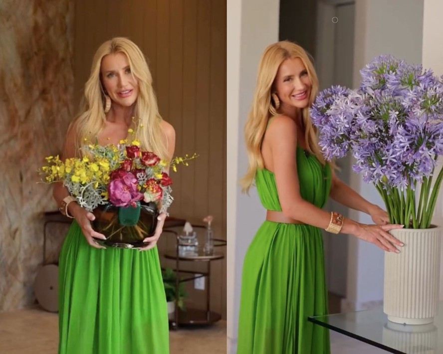 Ana Paula Siebert espalha arranjos de flores coloridos pela casa de campo | Celebridades | Casa ...