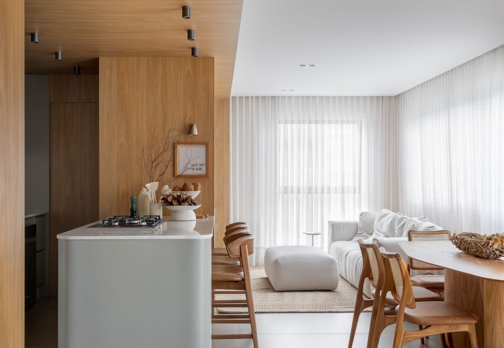 15 inspirações de decoração que combina madeira e branco