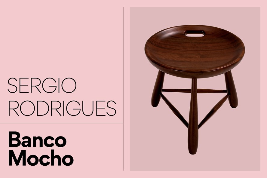 A história do banco 'Mocho', criado por Sergio Rodrigues | Design | Casa e Jardim