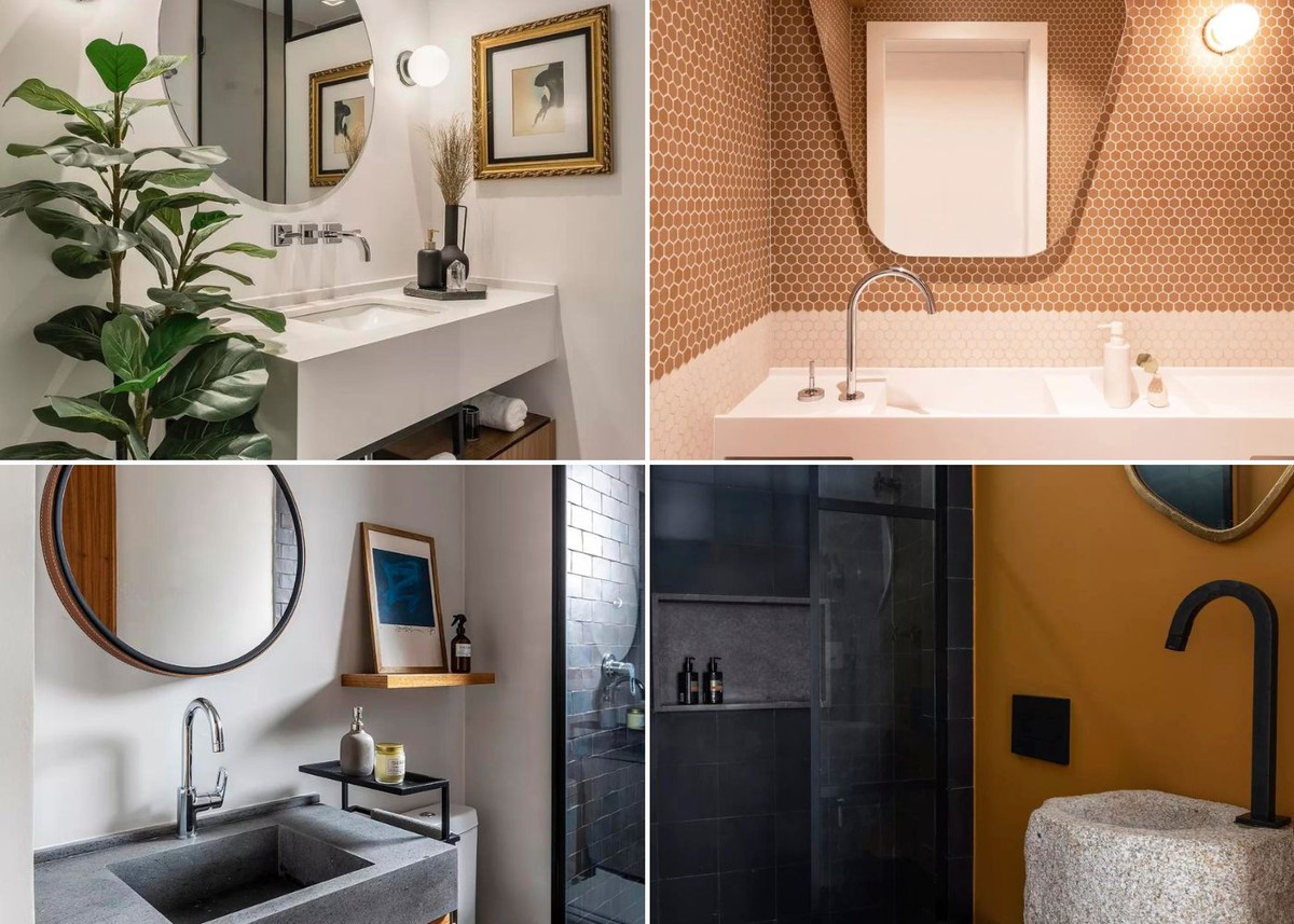40 imagens de banheiros pequenos e modernos