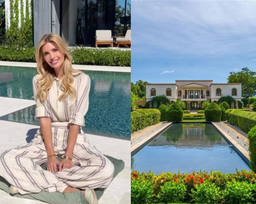 Conheça a mansão de R$ 140 milhões da filha de Donald Trump na ilha dos ...