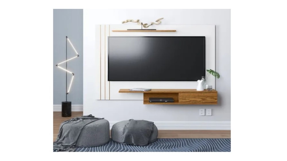 Painel para TV de 50 polegadas: 5 modelos para acertar na decoração ...